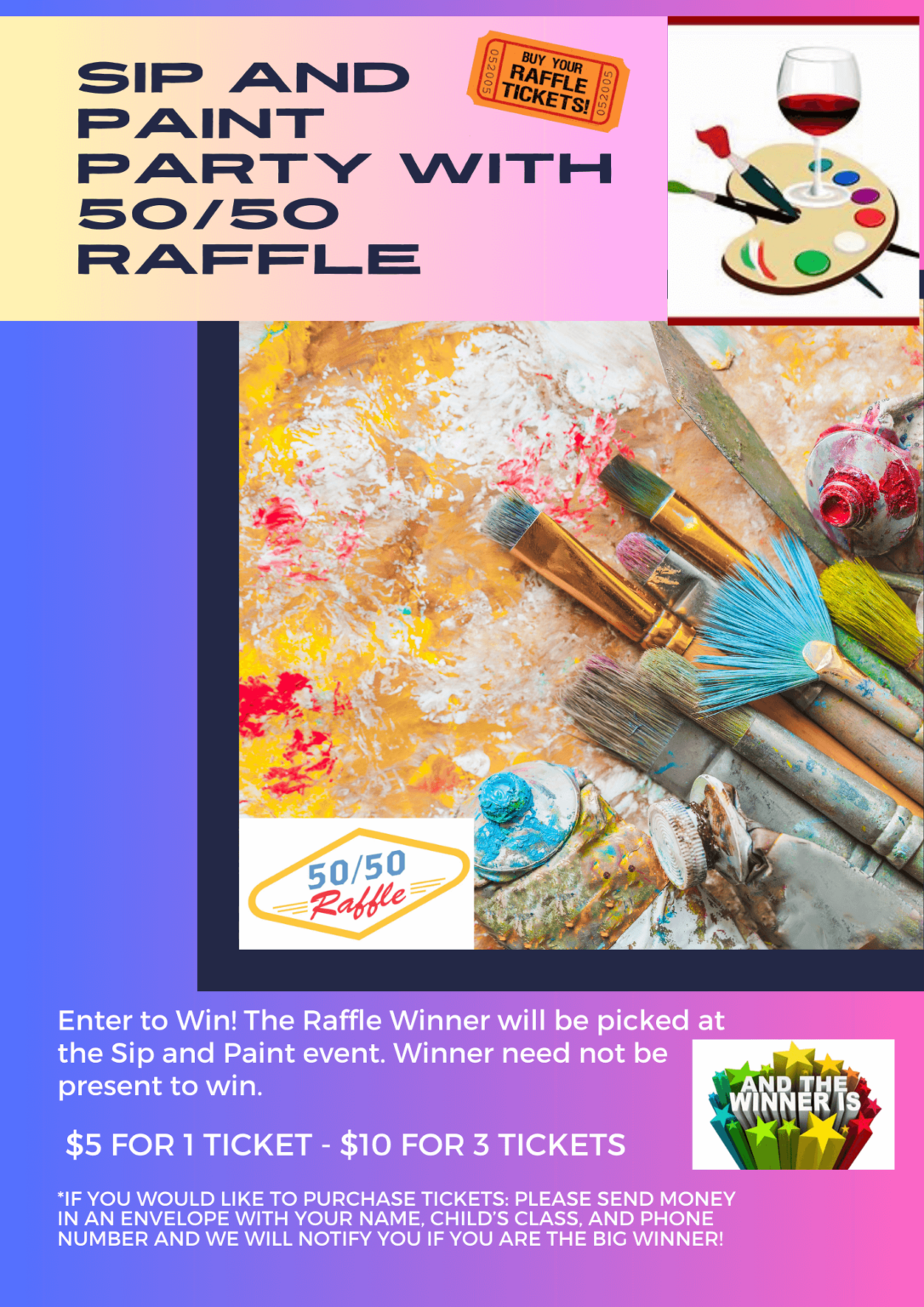 Sip & Paint Raffle | St. Joseph Catholic Academy