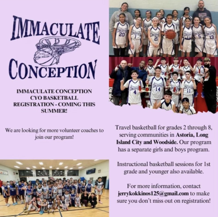 Immaculate Conception CYO Basketball | St. Joseph Catholic Academy